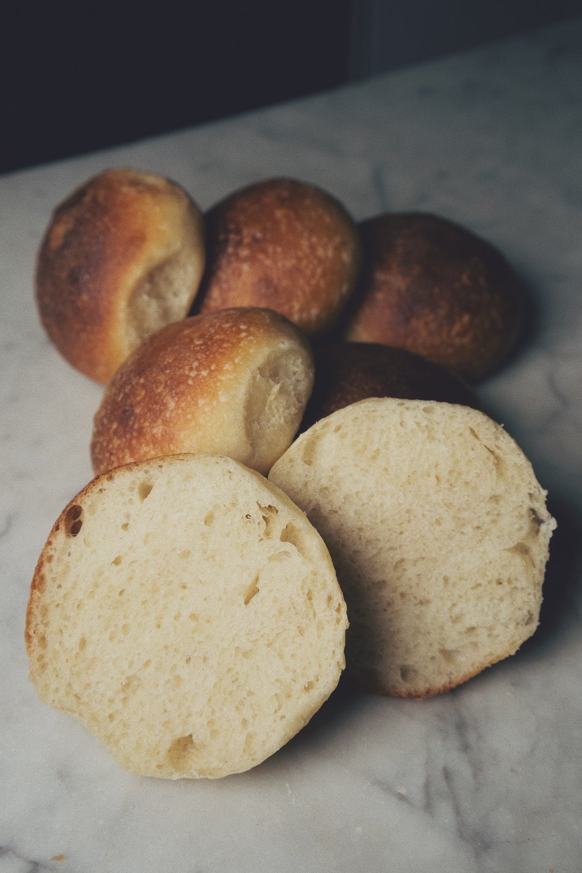 MARCH 14 | TRB HAMBURGER BUNS - 6 PACK | Team Rose Bread