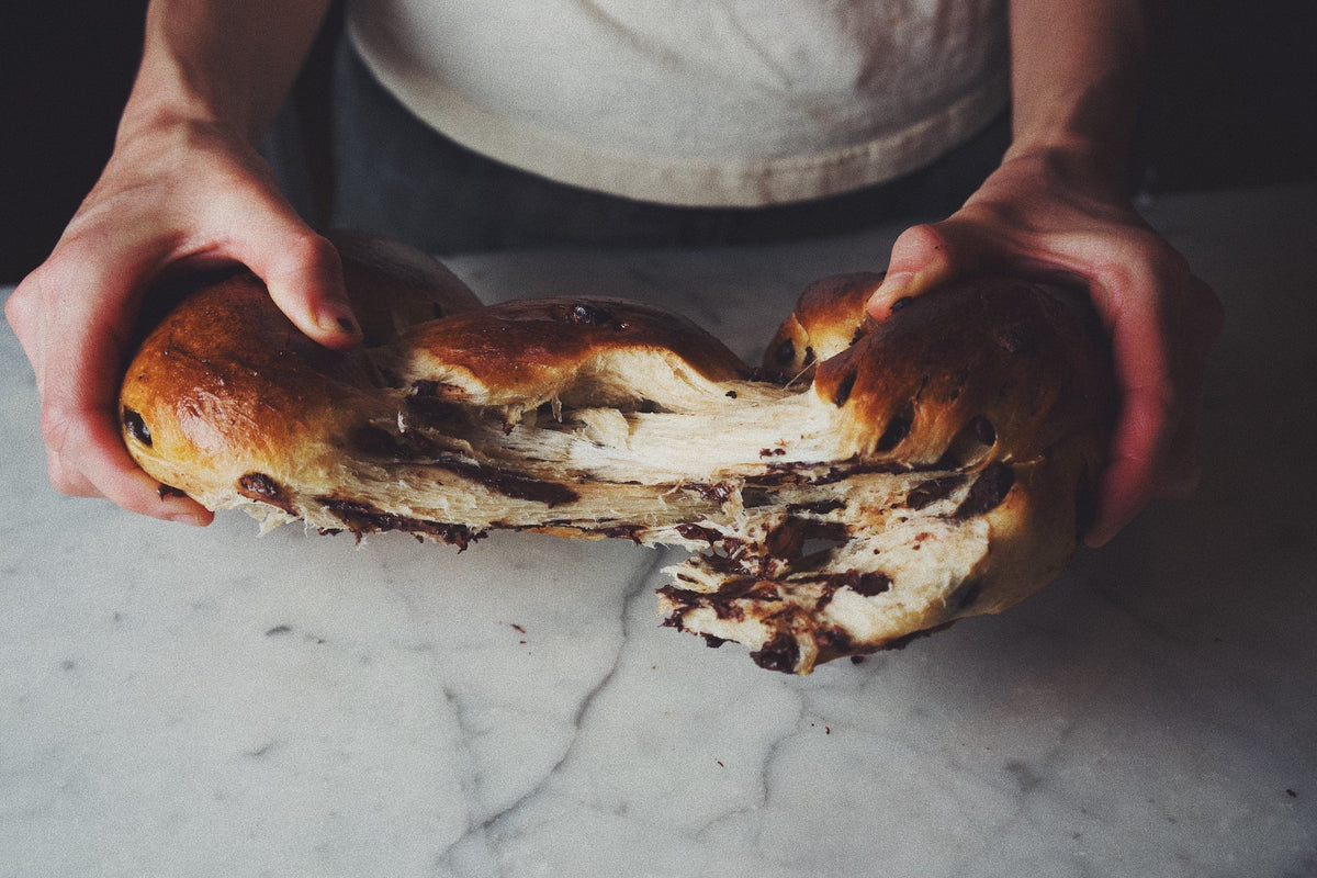 NOVEMBER 26 | PUMPKIN CHOCOLATE CHIP CHALLAH | Team Rose Bread