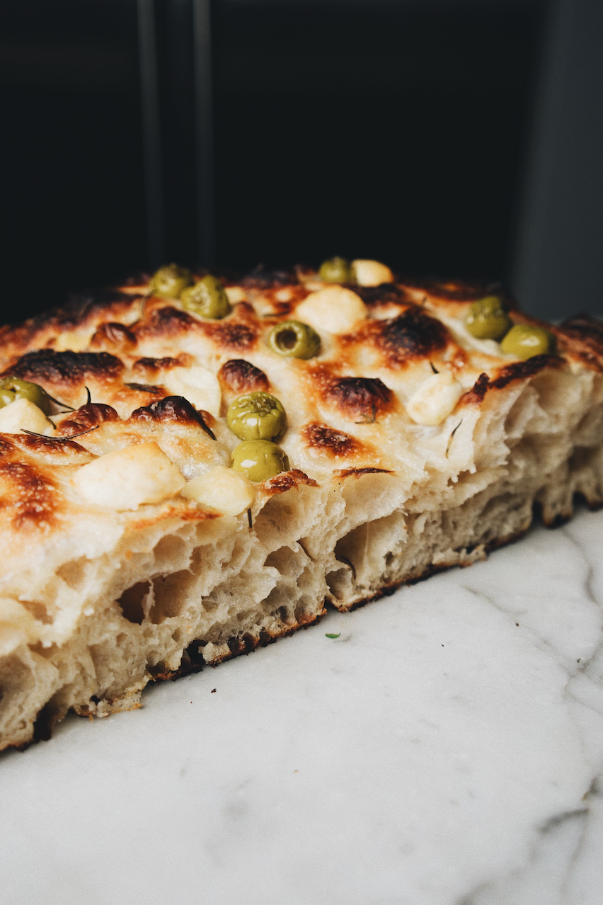 FEB 2 | OLIVE AND PECORINO FOCACCIA | Team Rose Bread